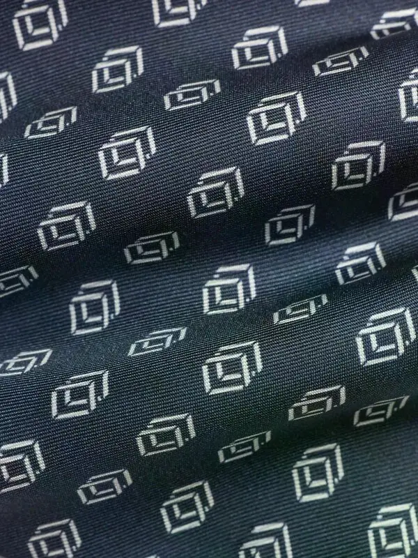 Ralph Lauren Purple Label Linked-cubes Silk-twill Tie
