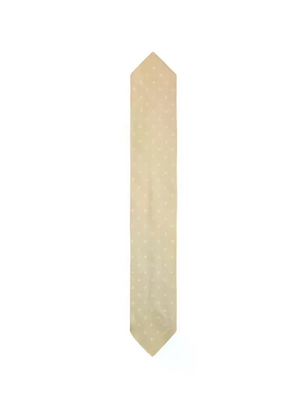 Ralph Lauren Purple Label Geometric-motif Logo-detail Neckerchief - Neutrals