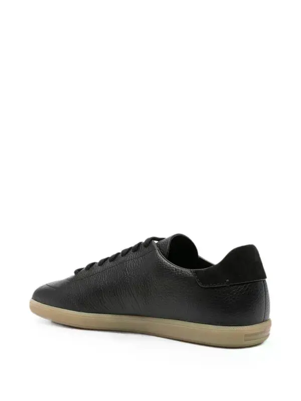 Zegna Grained Leather Sneakers
