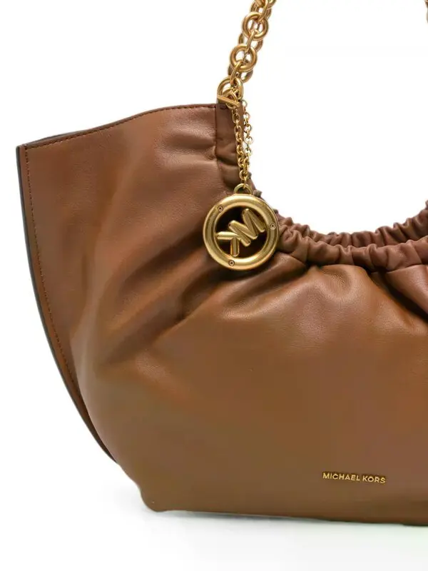 Michael Kors Indie Cinch Shoulder Bag - Brown