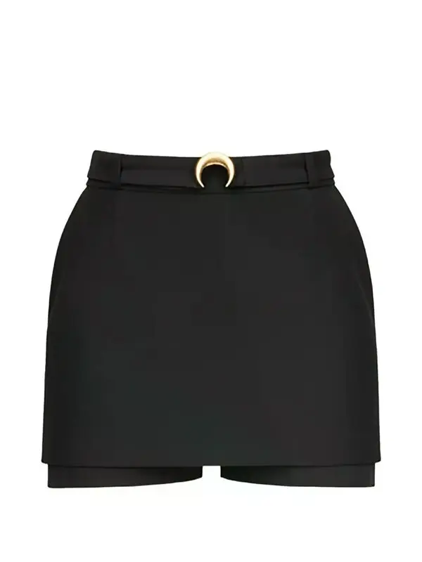 MARINE SERRE Tailored Moon Belted Mini Skort