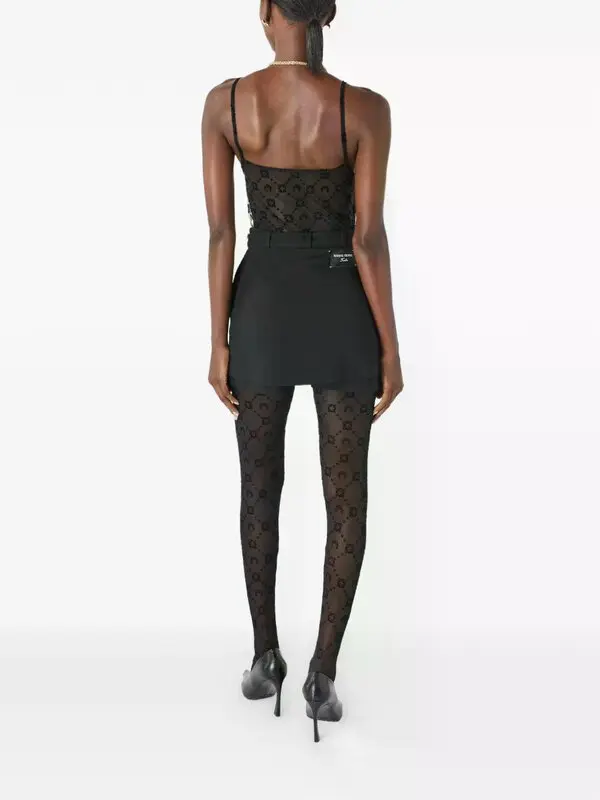 MARINE SERRE Tailored Moon Belted Mini Skort