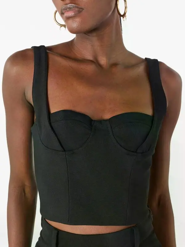 MARINE SERRE Tailored Structured Strap Top