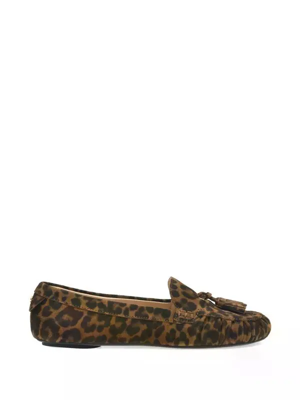 GIANVITO ROSSI Leopard-print Loafers