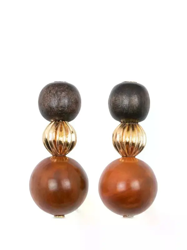 JENNIFER BEHR Asher Beaded Earrings - Gold