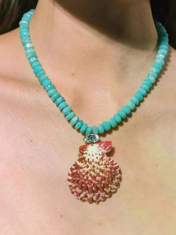 JENNIFER BEHR Carmen Shell Pendant Necklace
