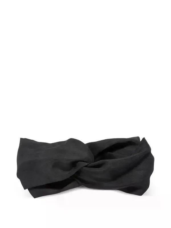 JENNIFER BEHR Jordan Knot-detail Head Wrap - Black