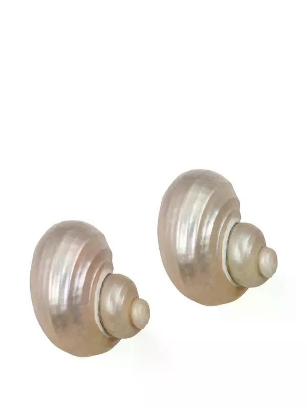 JENNIFER BEHR Luca Shell Motif Earrings