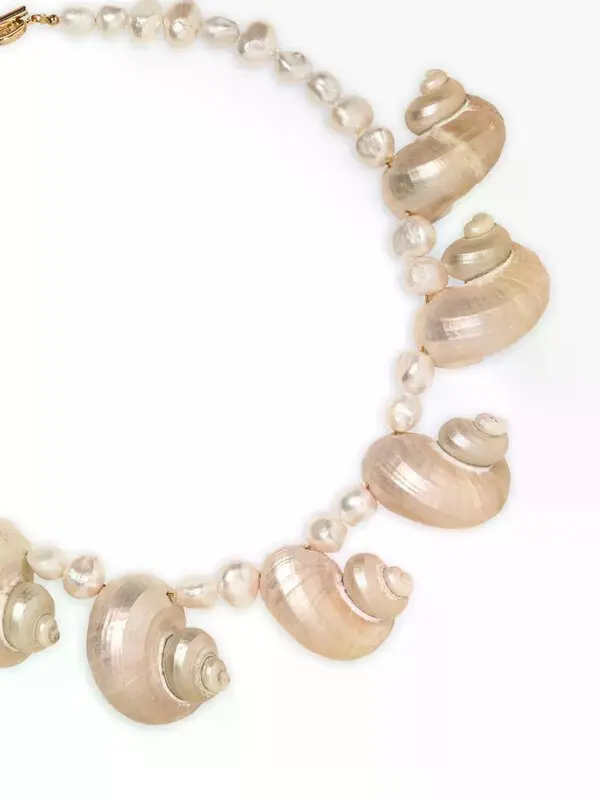 JENNIFER BEHR Ondine Shell-embellished Necklace