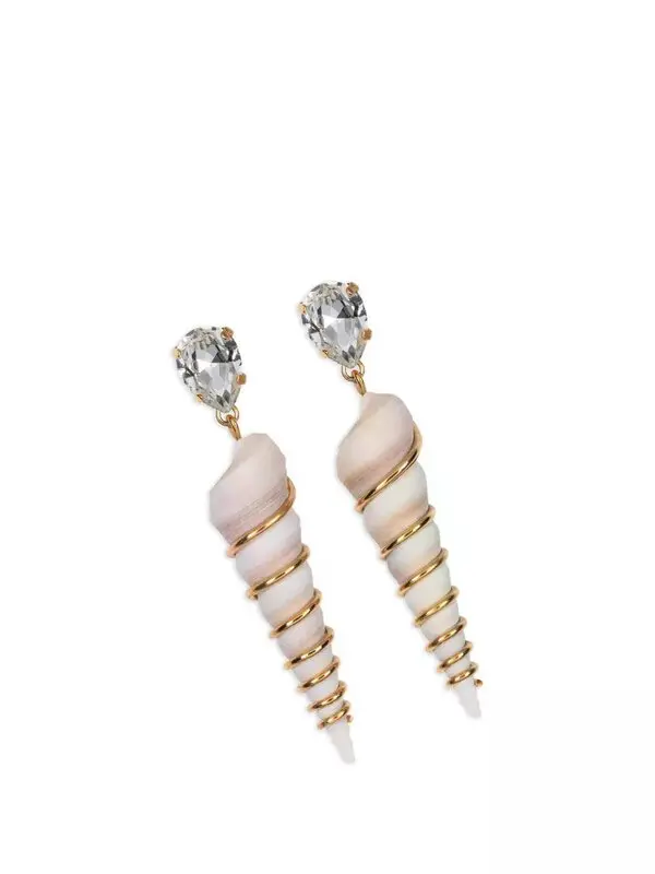 JENNIFER BEHR Zingaro Shell-pendant Earrings