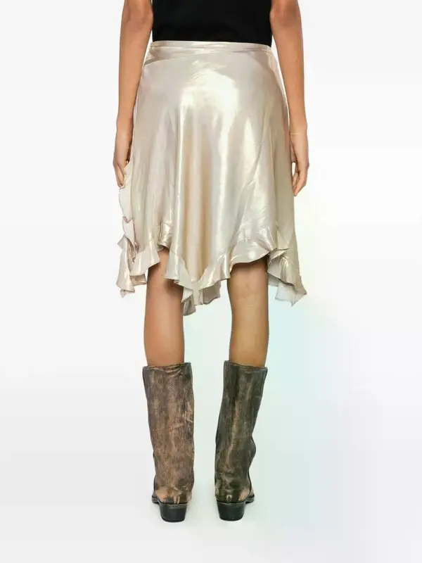 Zadig&Voltaire Asymmetric Ruffled Midi Skirt