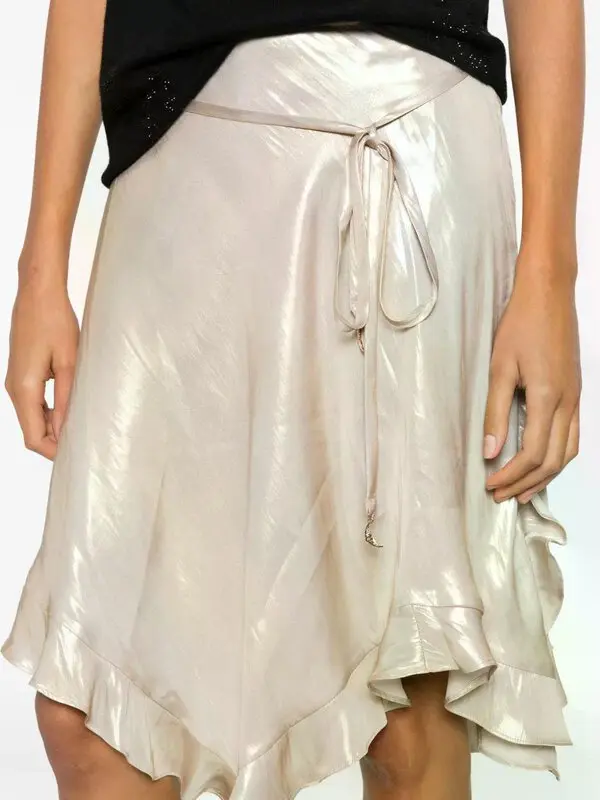 Zadig&Voltaire Asymmetric Ruffled Midi Skirt