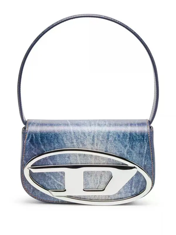 DIESEL® 1dr Leather Shoulder Bag - Blue