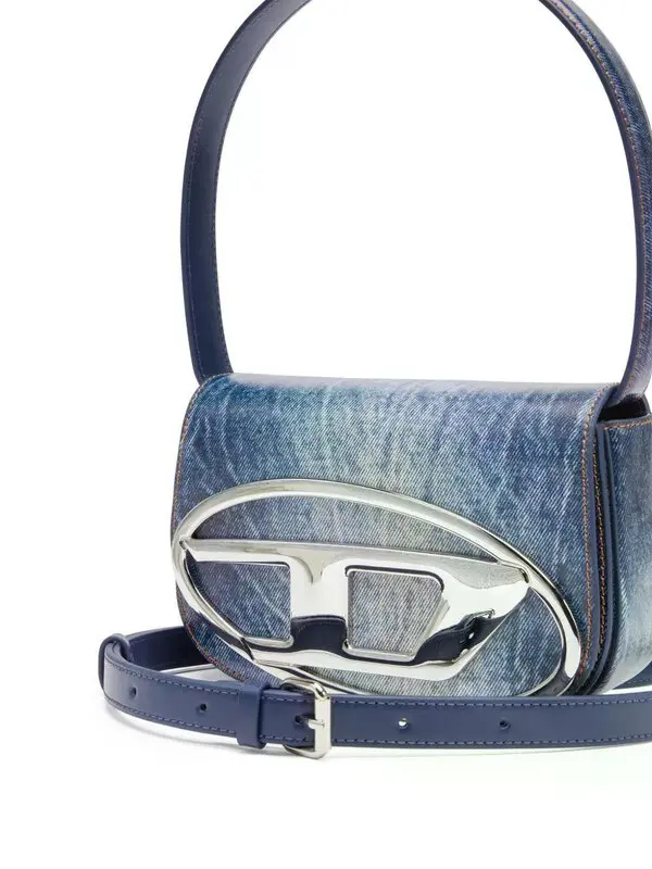 DIESEL® 1dr Leather Shoulder Bag - Blue