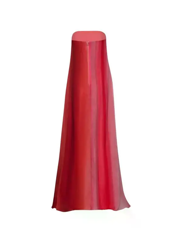 BAOBAB Nara Strapless Ombre Maxi Dress - Red