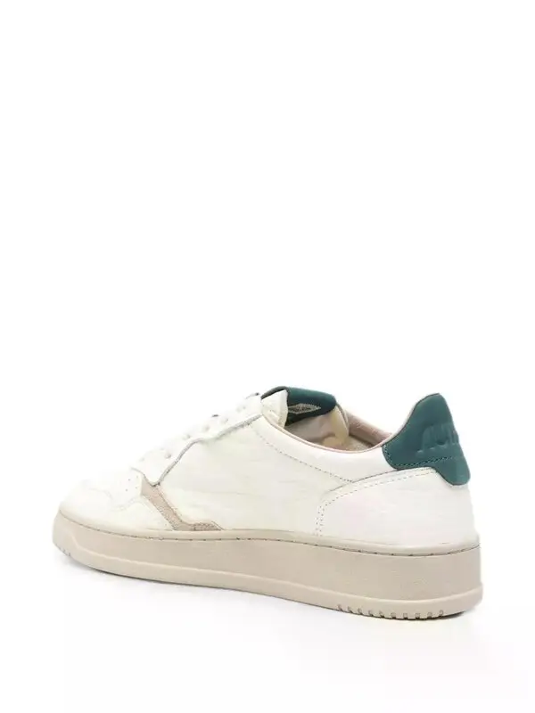 AUTRY Medalist Panelled Leather Sneakers - Neutrals