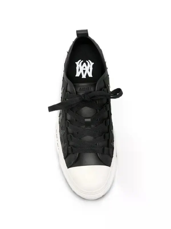 Amiri Stars Court Sneakers - Black