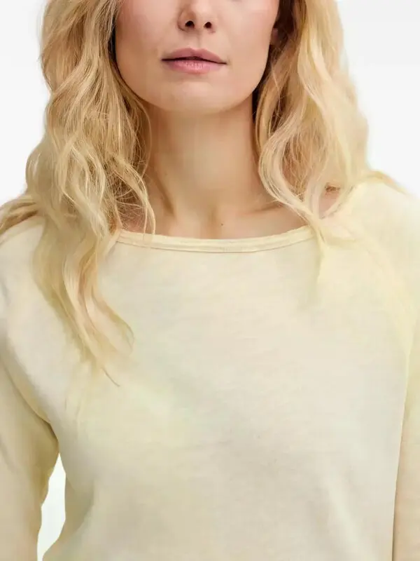 American Vintage Cream White Raglan Sleeve Top