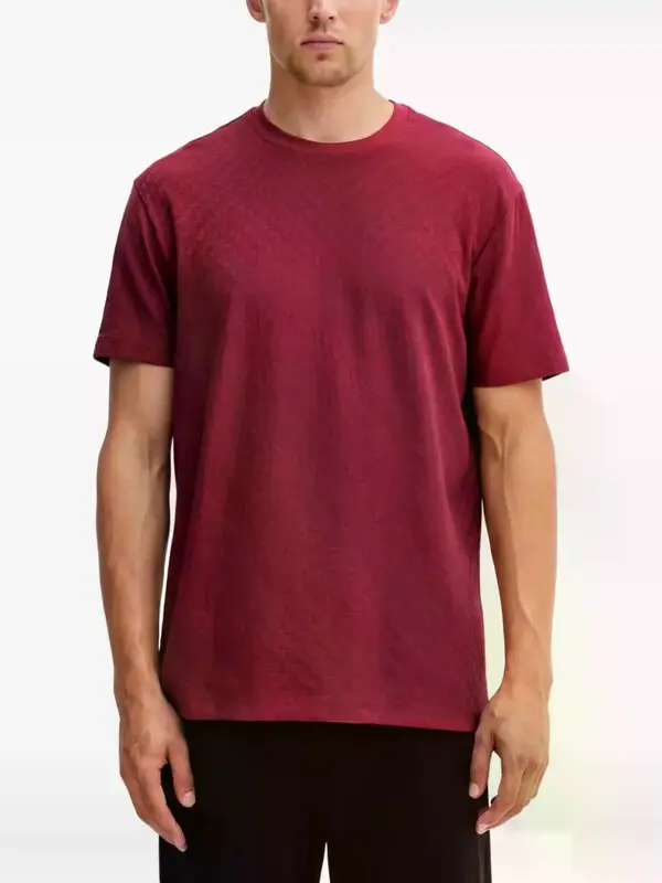 Armani Exchange Logo-jacquard Crew-neck T-shirt
