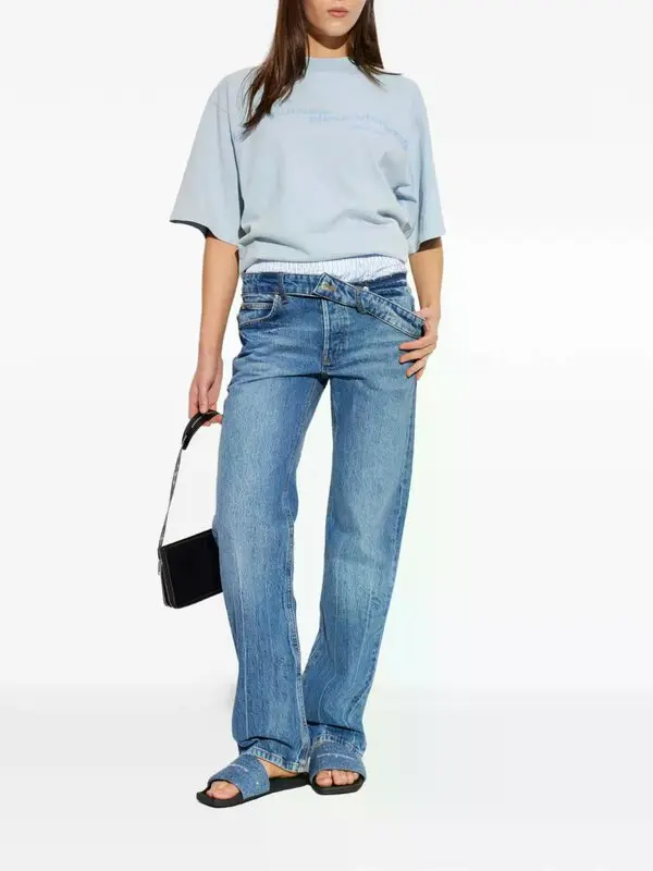 Alexander Wang Puff-print Logo T-shirt