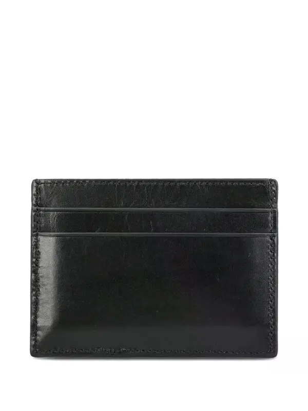 Loewe Switch Logo-debossed Leather Card Holder - Black