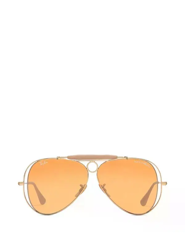 Dolce & Gabbana Pilot Sunglasses - Gold