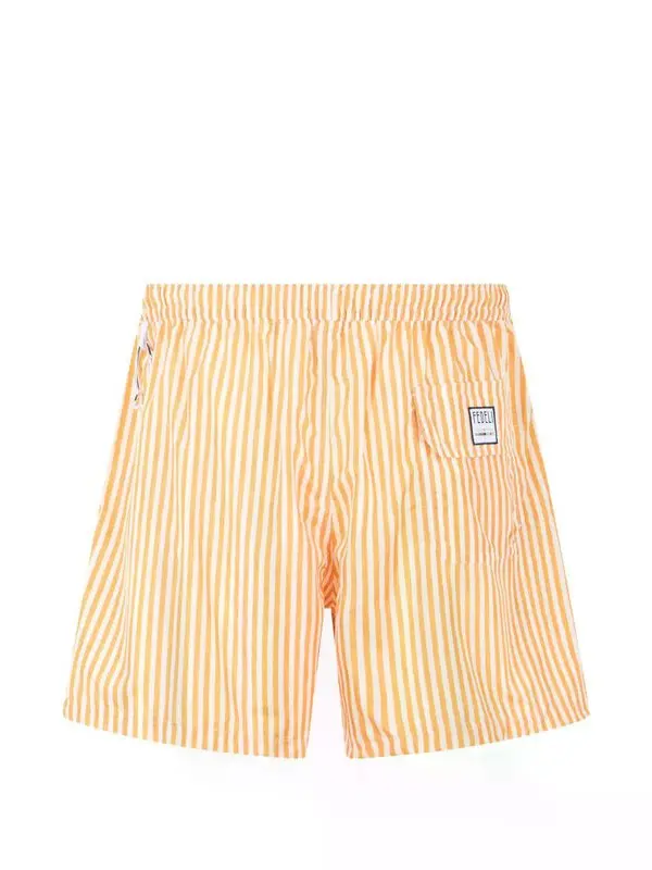 Fedeli Striped Swim Shorts