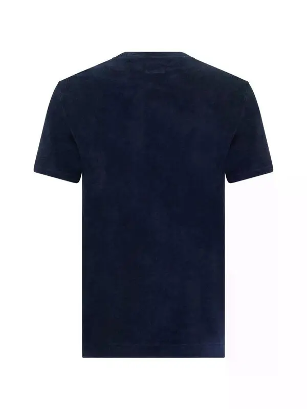 Fedeli Short-sleeve Crew-neck T-shirt - Blue