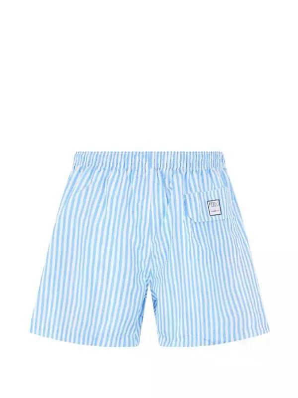 Fedeli Striped Swim Shorts