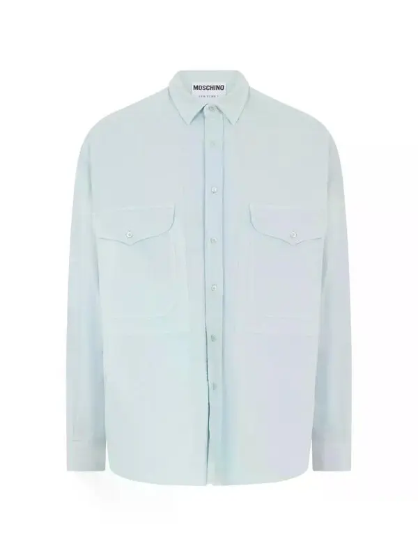 Moschino Button-up Flap-pocket Shirt
