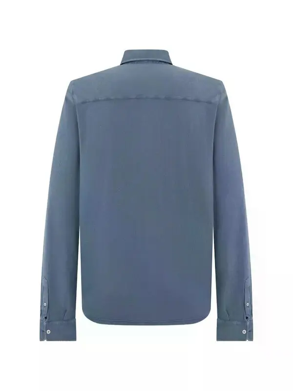 Fedeli Classic-collar Long-sleeve Shirt