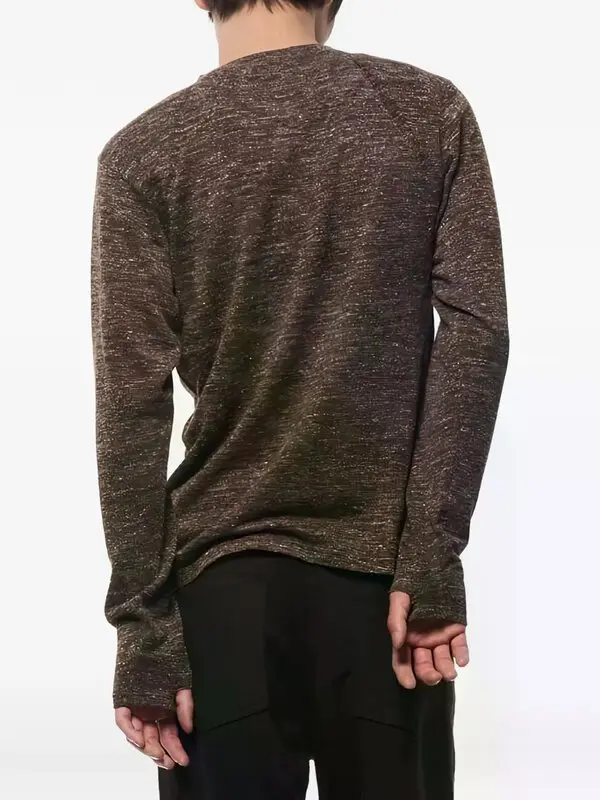 OMAR AFRIDI Long-sleeve Crew Neck T-shirt