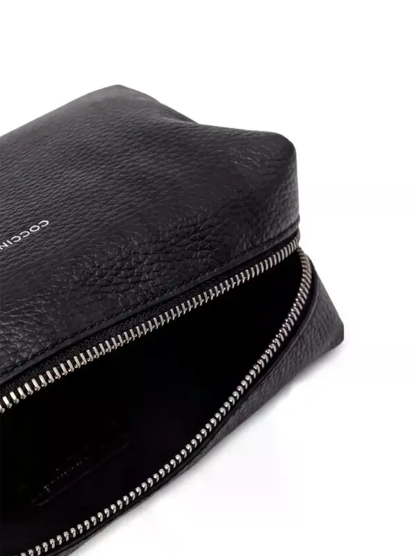 COCCINELLE Grained Leather Make-up Bag