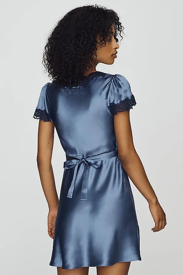 REFORMATION Romi Silk Mini Dress