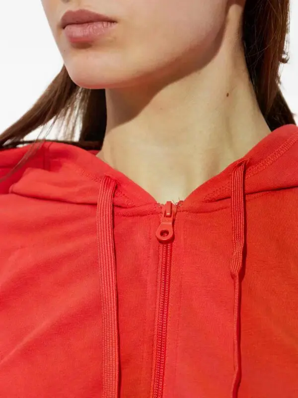 DIESEL® Logo Tape Cropped Hoodie
