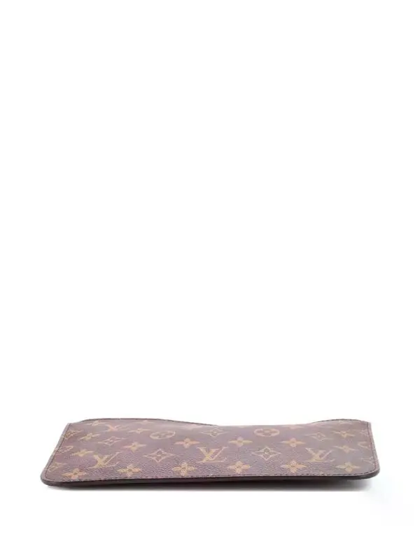 LOUIS VUITTON Monogram Canvas Large Pouch - Brown