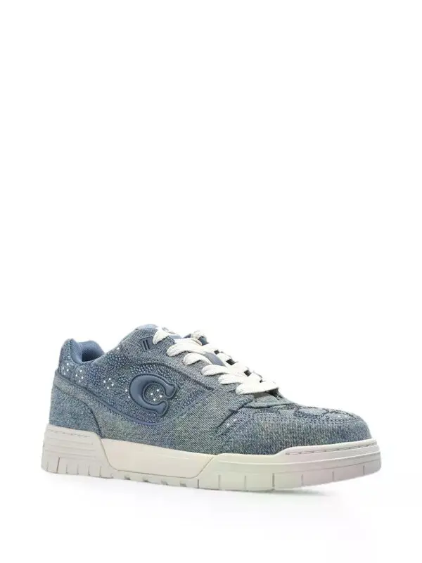 COACH Sequin-embellished Denim Sneakers