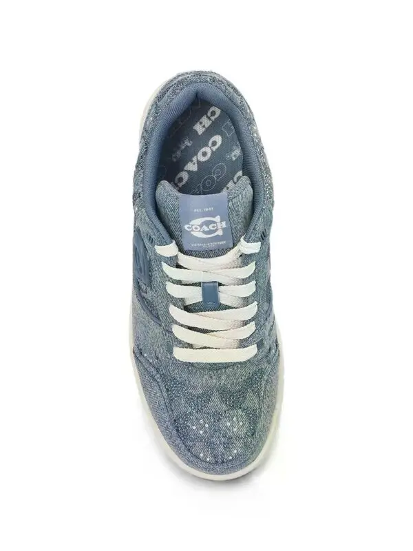 COACH Sequin-embellished Denim Sneakers