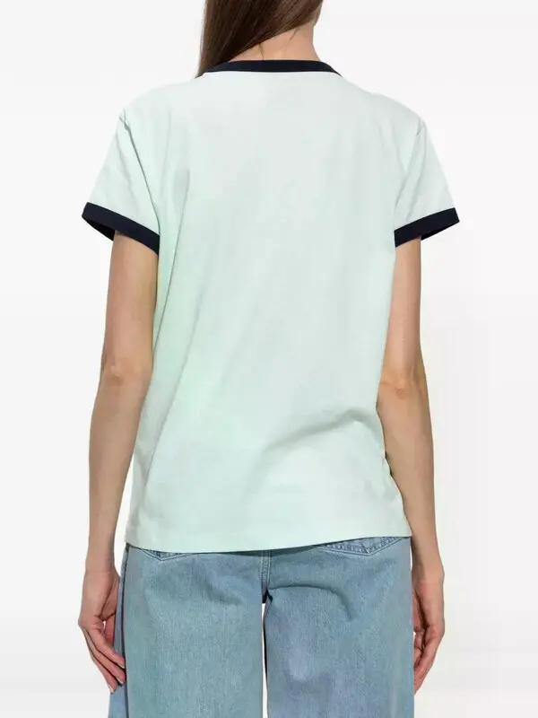 Zadig&Voltaire Walk Logo-print Ringer T-shirt - Blue