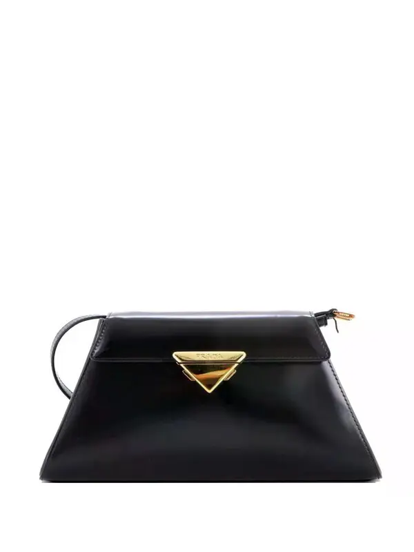 Prada Trapezoid Flap Shoulder Bag