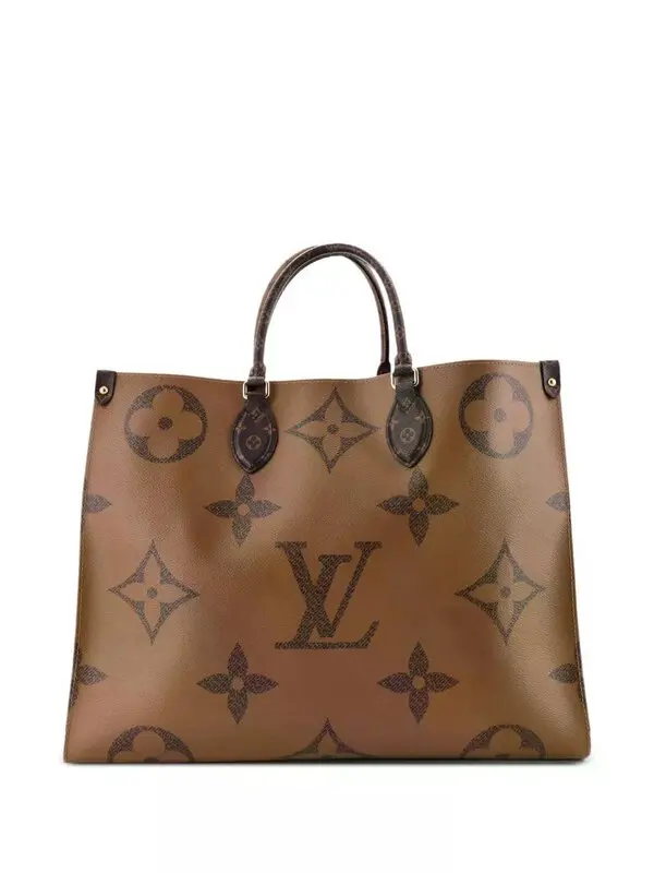 LOUIS VUITTON Onthego Giant Monogram Gm Tote Bag - Brown
