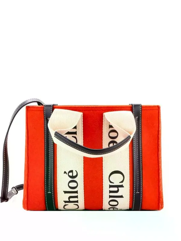 Chloé Woody Small Tote Bag - Blue