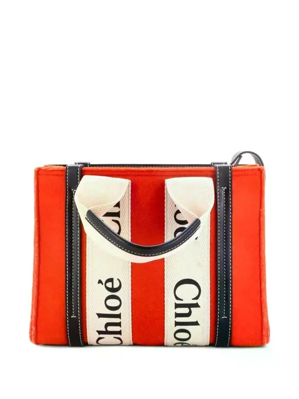 Chloé Woody Small Tote Bag - Blue