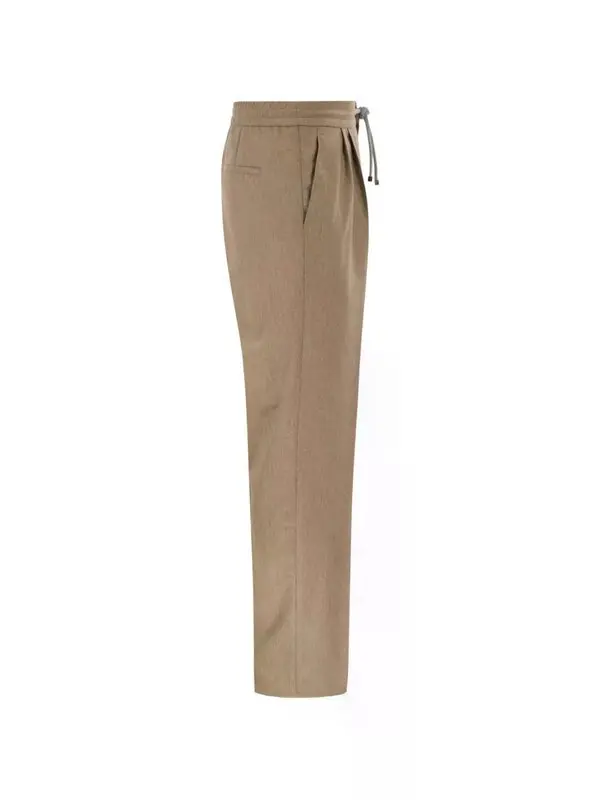 Brunello Cucinelli Pleated Drawstring Trousers