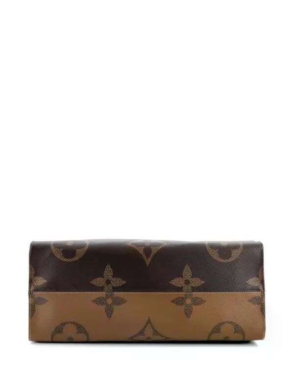 LOUIS VUITTON Giant Monogram Reverse Onthego Gm Tote Bag - Brown