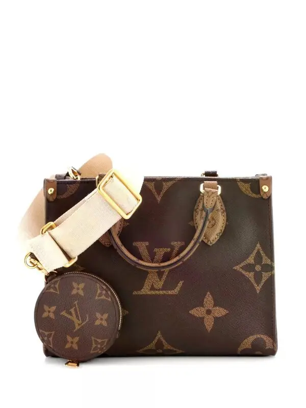 LOUIS VUITTON Onthego Tote Reverse Monogram Giant Pm Shoulder Bag