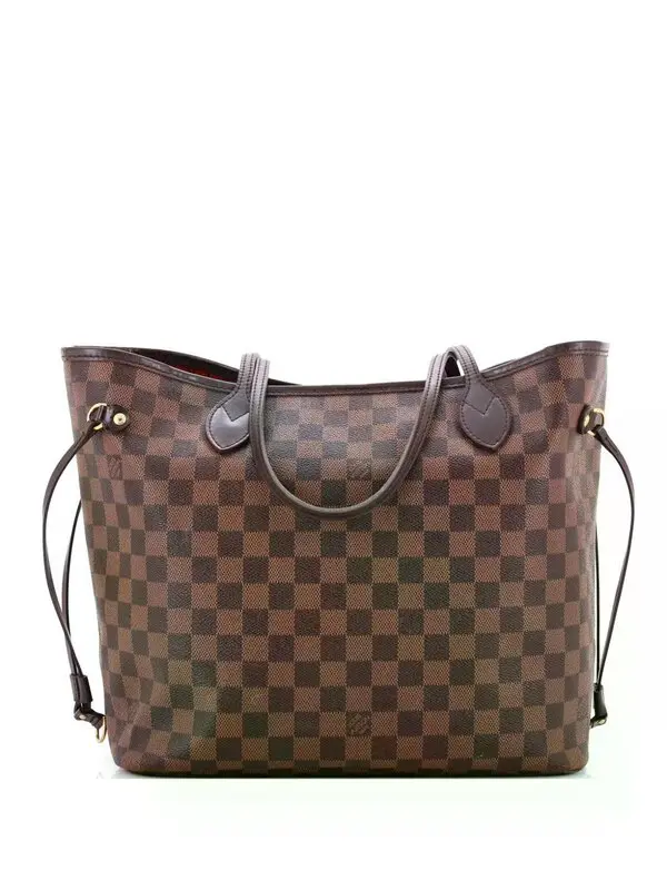 LOUIS VUITTON Damier Neverfull Mm Tote Bag - Brown