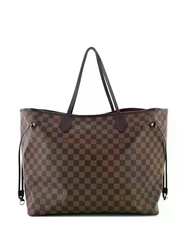 LOUIS VUITTON Neverfull Tote Bag - Brown