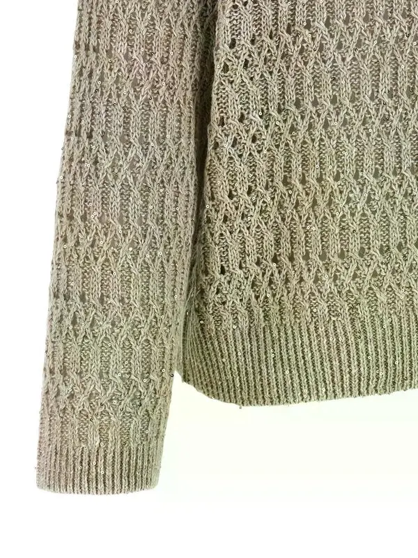 Brunello Cucinelli Openwork Knit Sweater