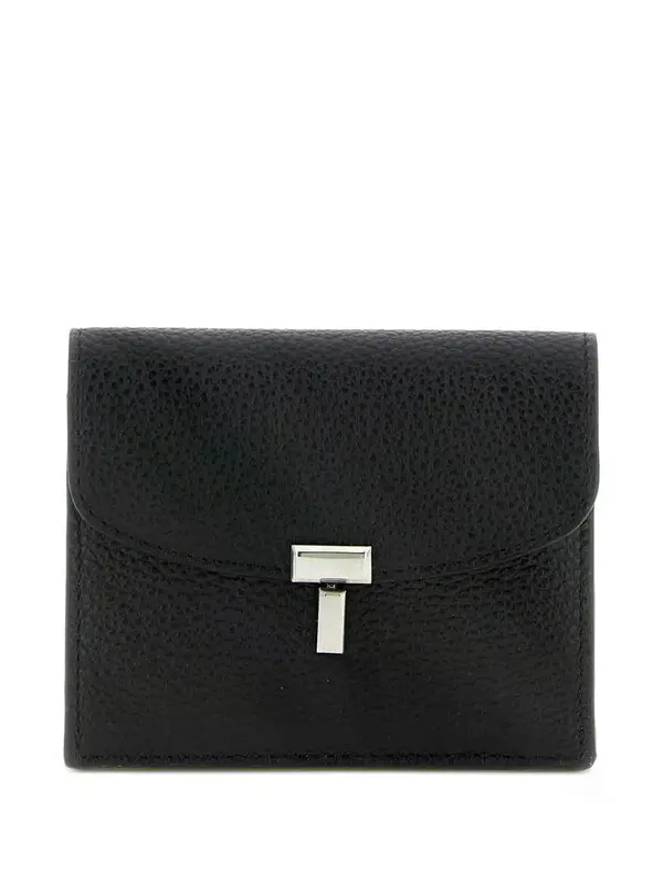 TOTEME Sienna T-lock Card Holder - Black